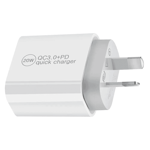 TCS-20WACB 20W Smart Koala Universal PD QC3.0 USB Type C+USB A SAA Cer ...